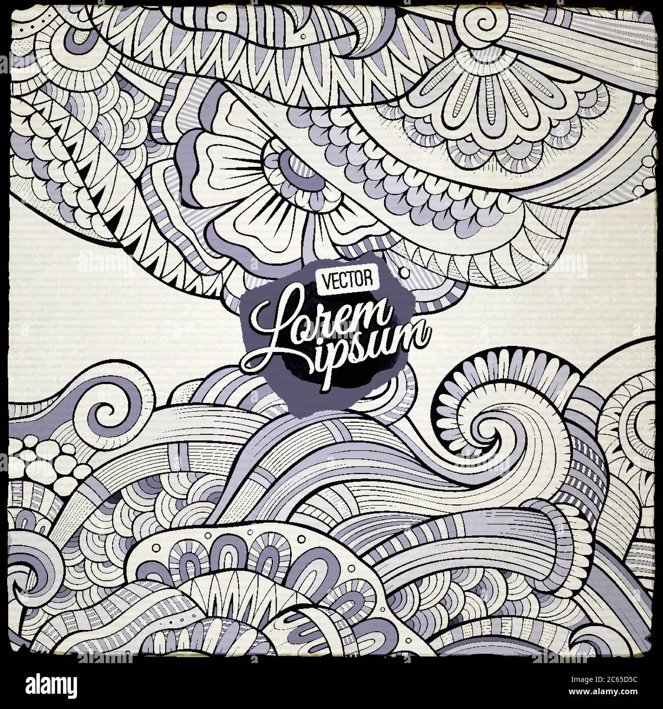 Vector abstract decorative ethnic Stock Vector Images - Alamy