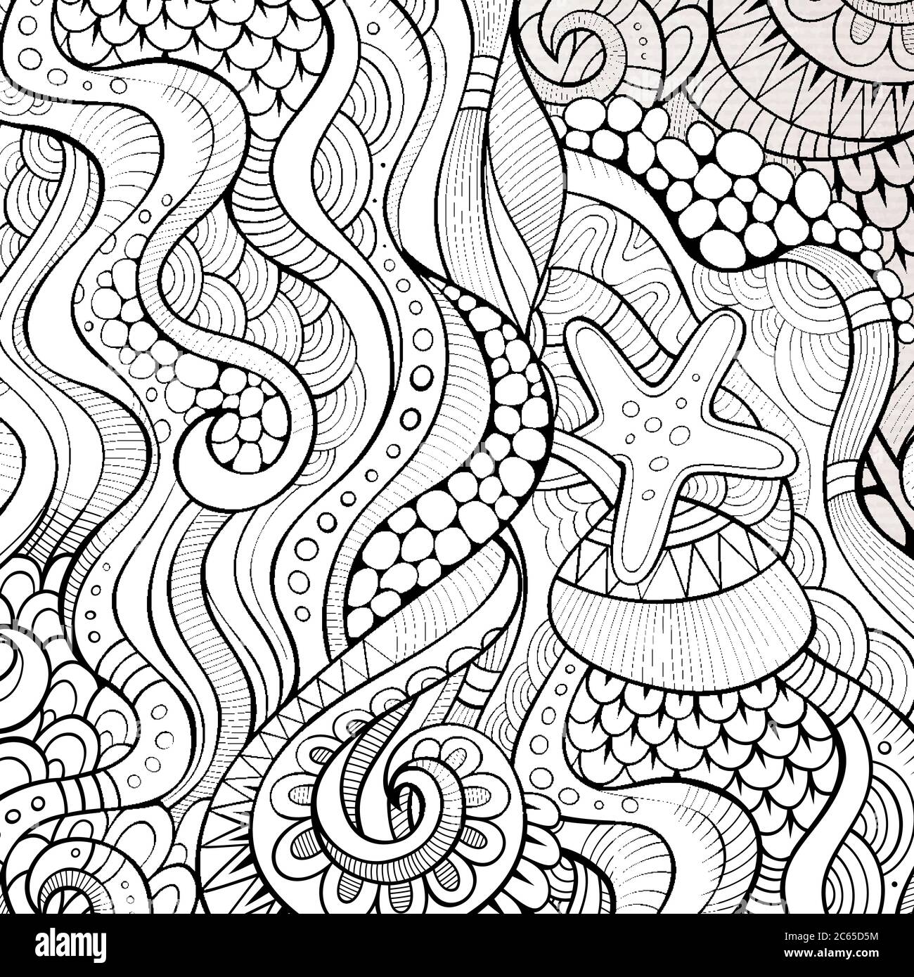 Decorative ethnic vector background Stock Vector Image & Art - Alamy
