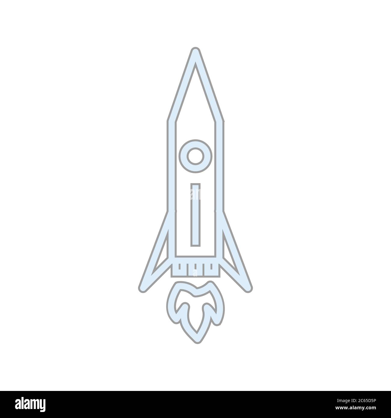 Unique Rocket I Vector Line Icon Stock Vector Image & Art - Alamy