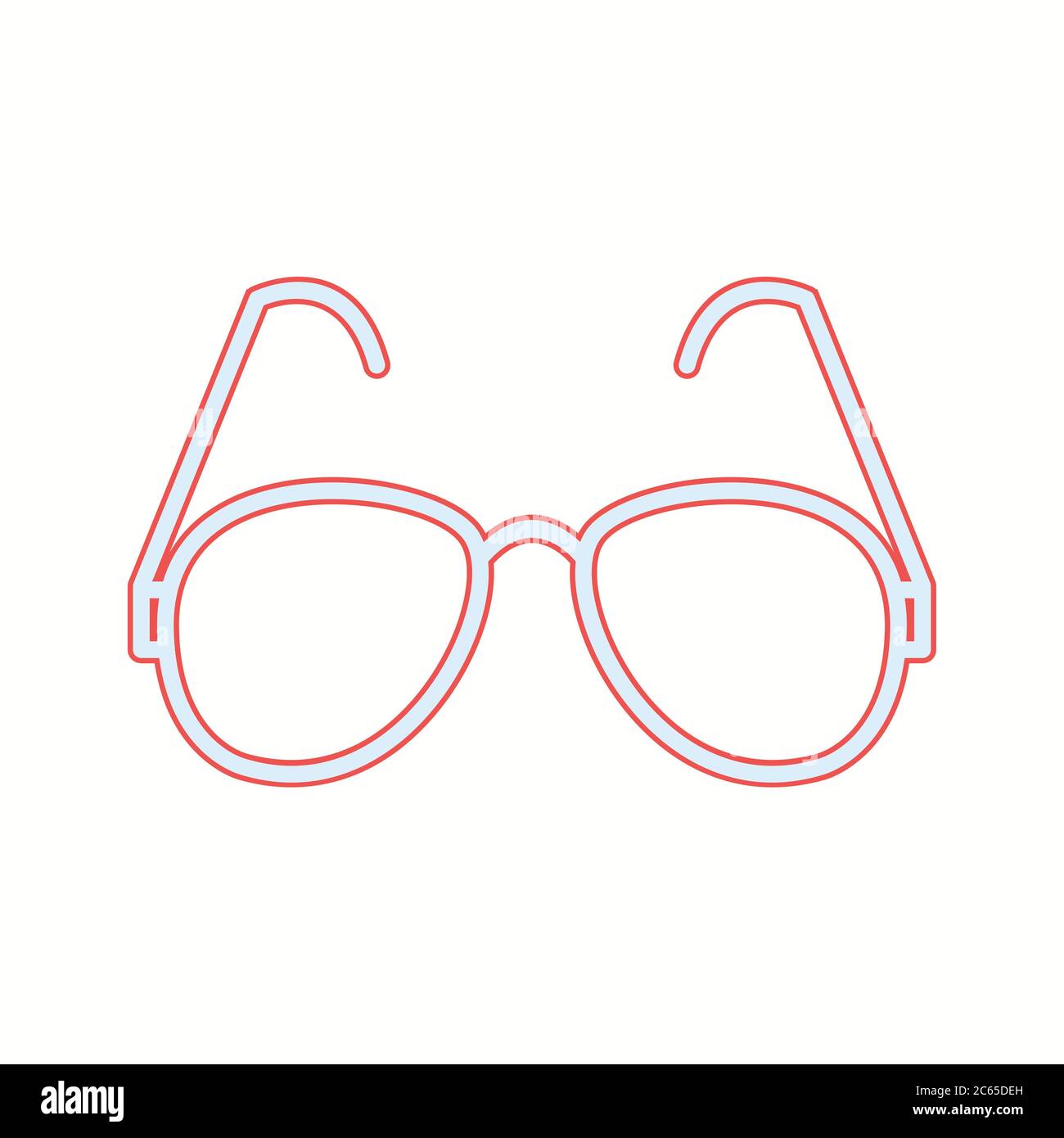 Unique Reading Glasses Vector Line Icon Stock Vector Image & Art - Alamy