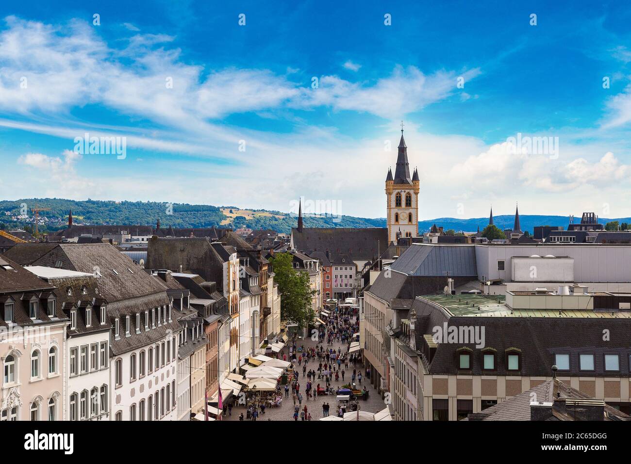 Market square and porta nigra at trier hi-res stock photography and ...