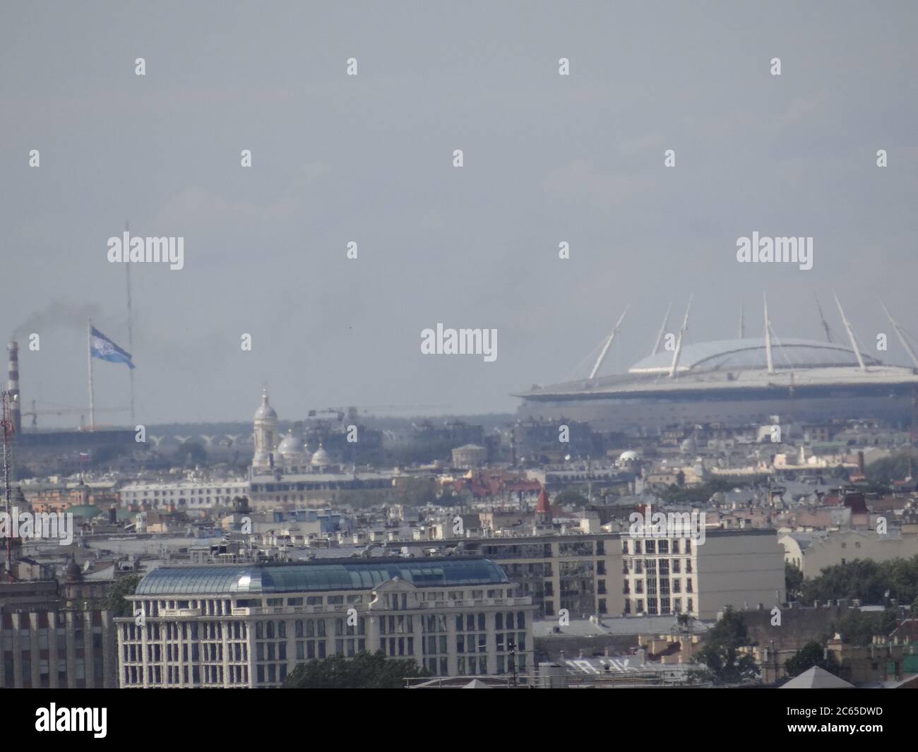 FC Zenit put its flag on the highest flagpole in Europe over St ...
