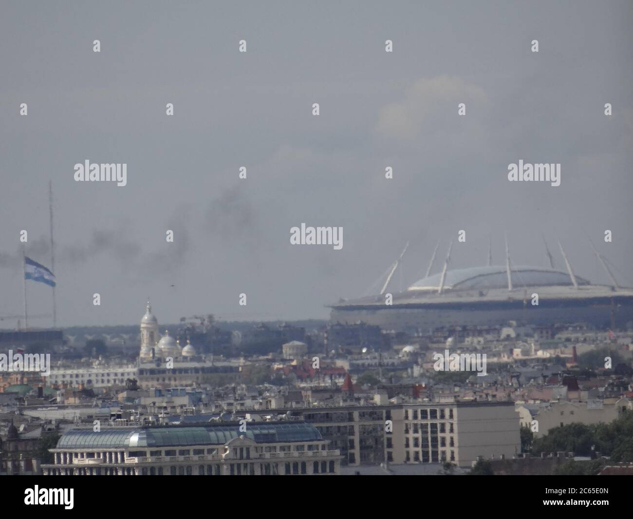FC Zenit put its flag on the highest flagpole in Europe over St ...