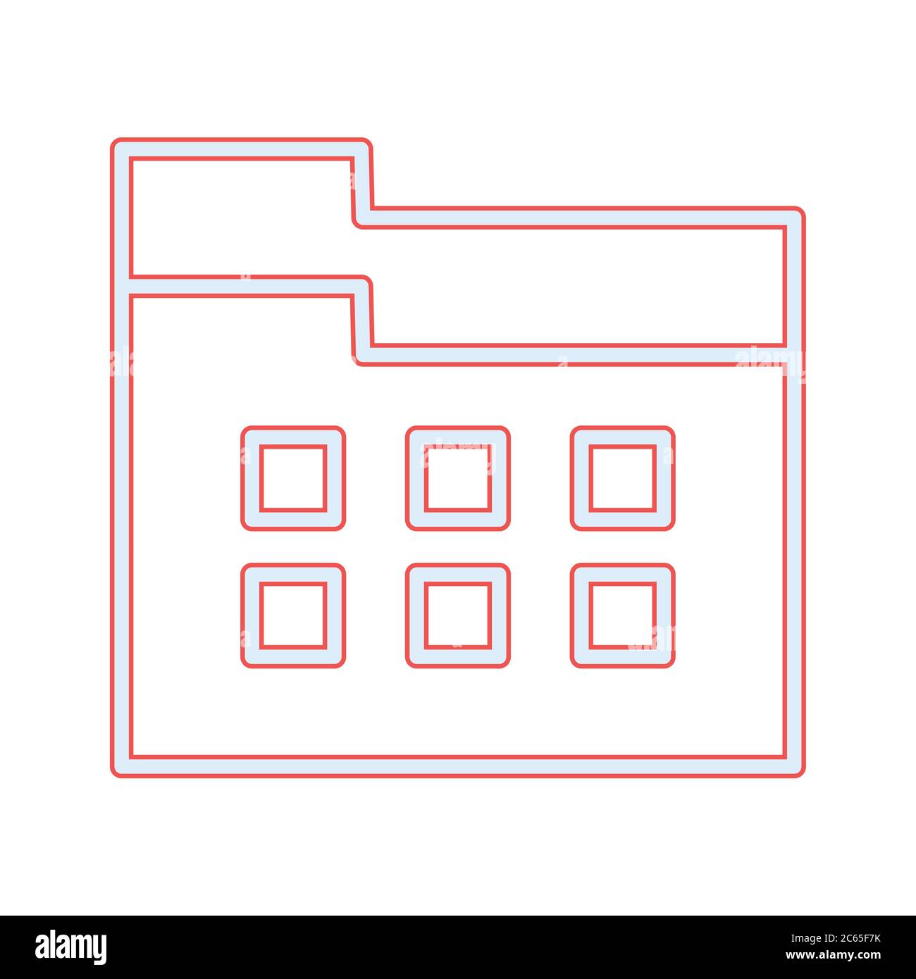 Unique File Manager Vector Line Icon Stock Vector Image & Art - Alamy