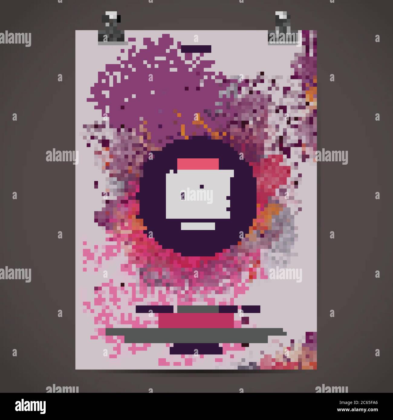 Vector template poster Stock Vector Image & Art - Alamy