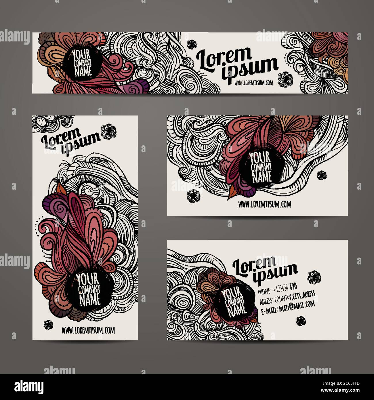 Corporate Identity vector templates Stock Vector Image & Art - Alamy