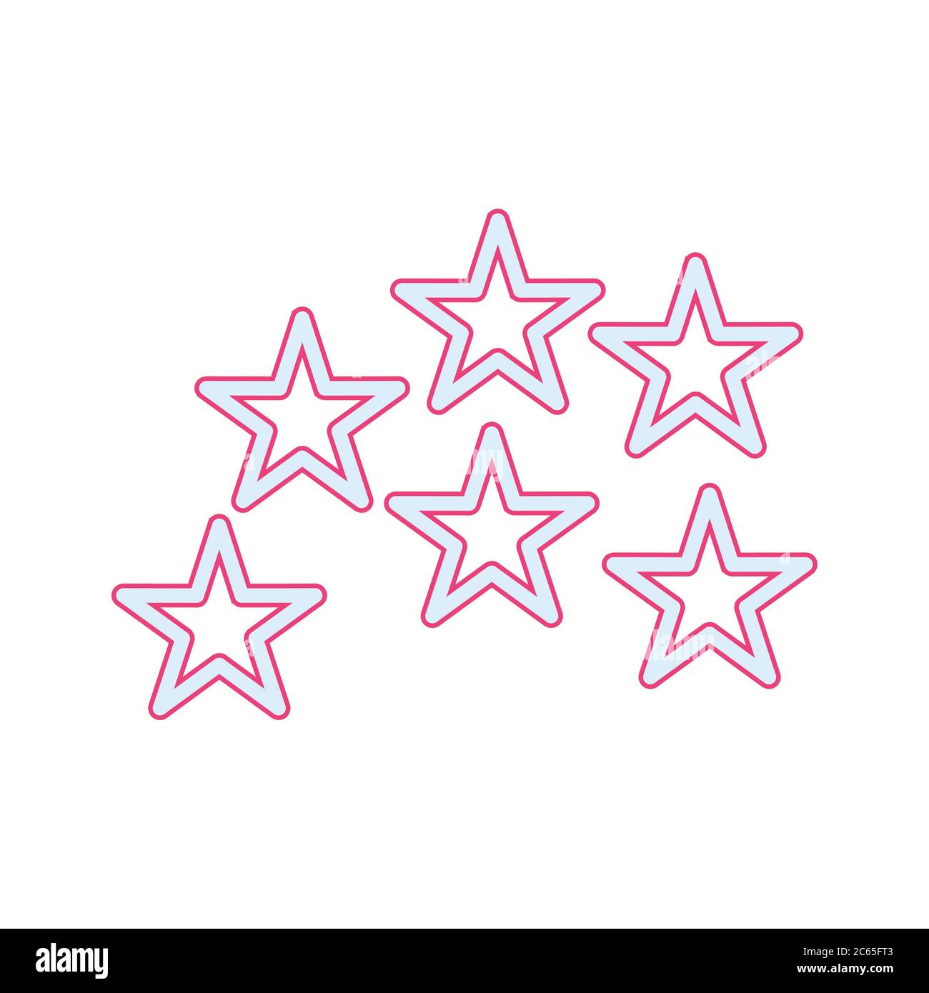 Unique Stars Vector Line Icon Stock Vector Image & Art - Alamy