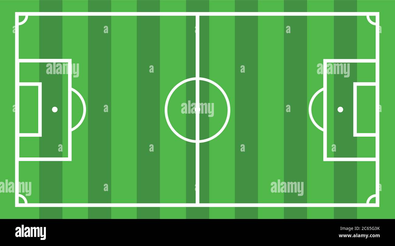 Football pitch soccer ground vector illustration Stock Vector Image ...