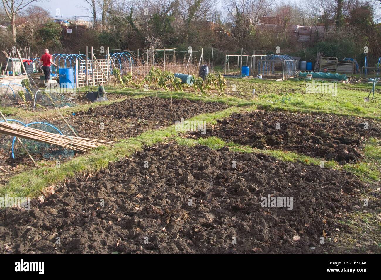 Allotment in burgess hill hi-res stock photography and images - Alamy
