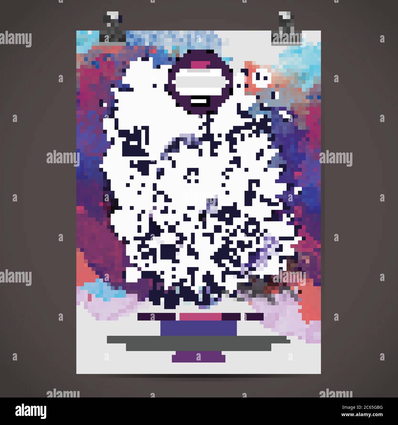Vector template poster Stock Vector Image & Art - Alamy