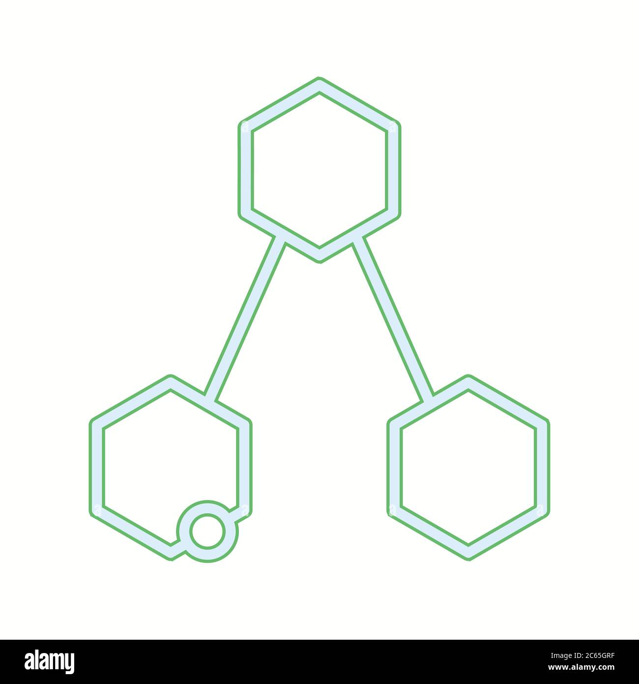 Unique Chemical Structure II Vector Line Icon Stock Vector Image & Art ...