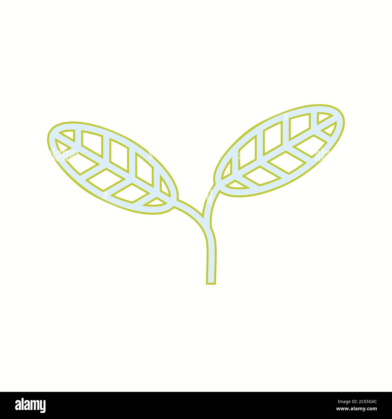 Unique leaves Vector Line Icon Stock Vector Image & Art - Alamy