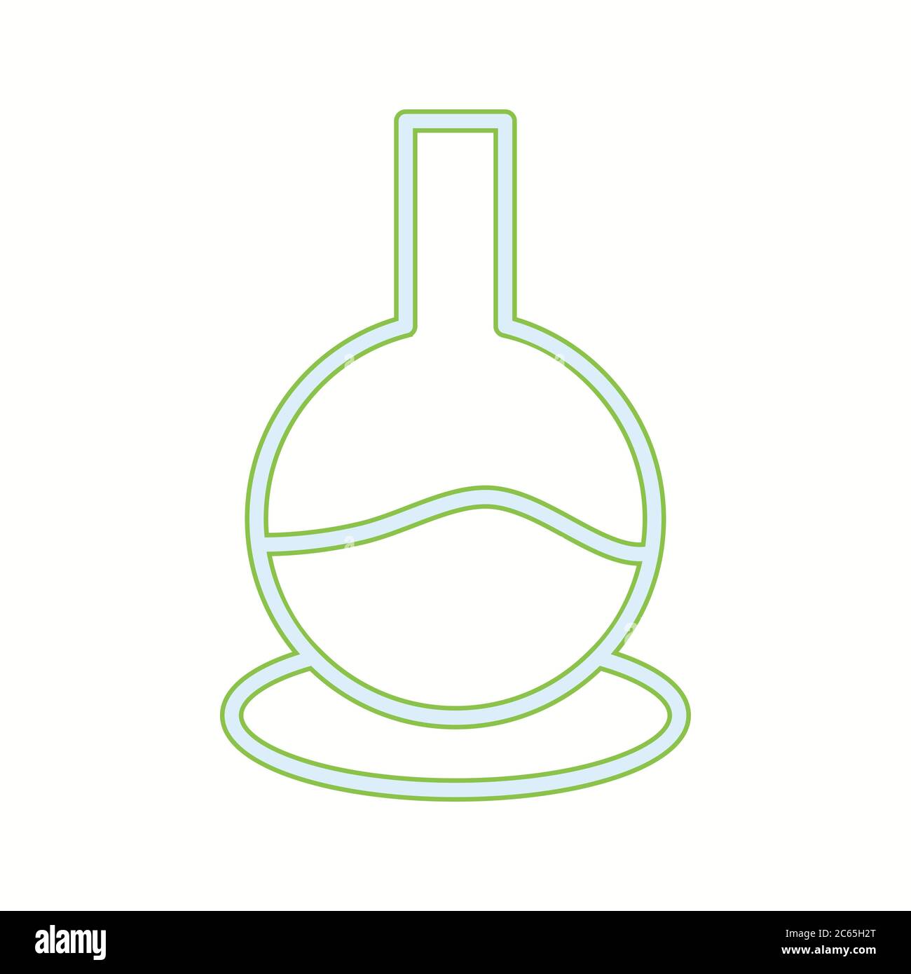 Unique Glass Beaker Vector Line Icon Stock Vector Image & Art - Alamy