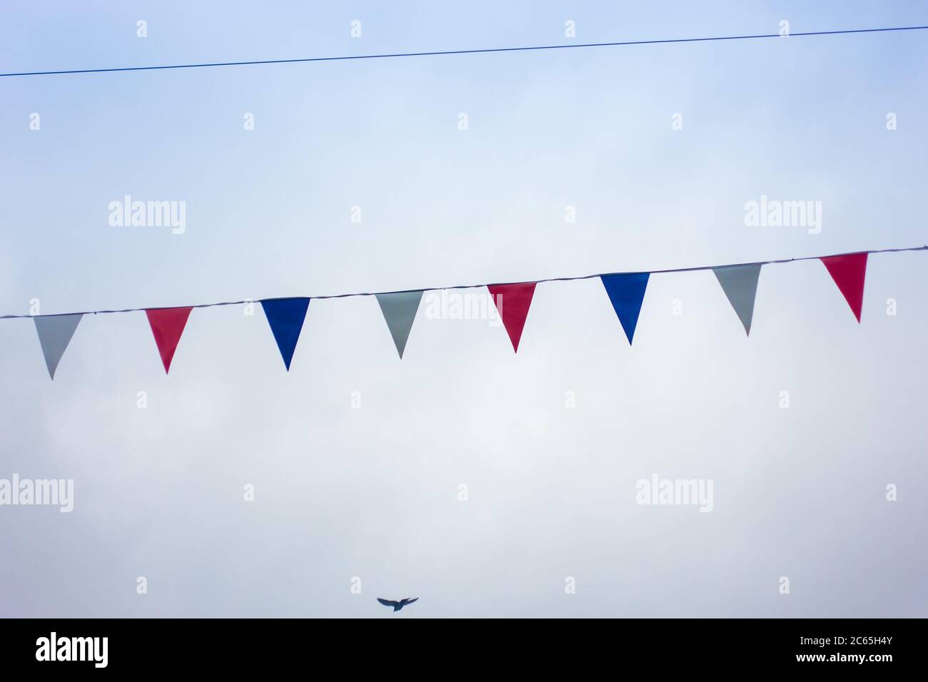 Triangular buntings hi-res stock photography and images - Alamy