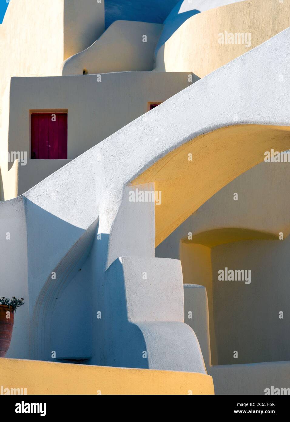 Santorini cycladic architecture hi-res stock photography and images - Alamy