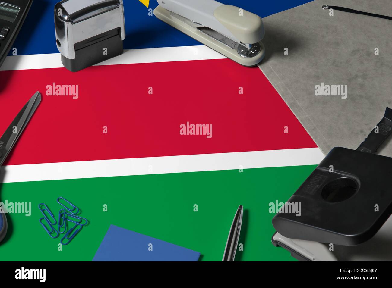 Namibian flag stamp hi-res stock photography and images - Alamy