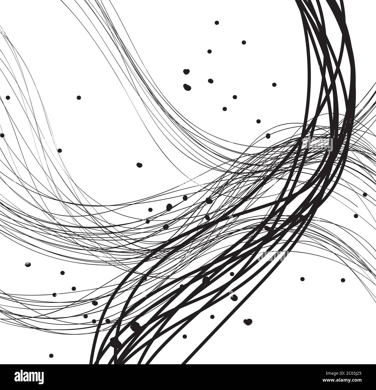 Abstract line Art made in 2d software Stock Photo - Alamy