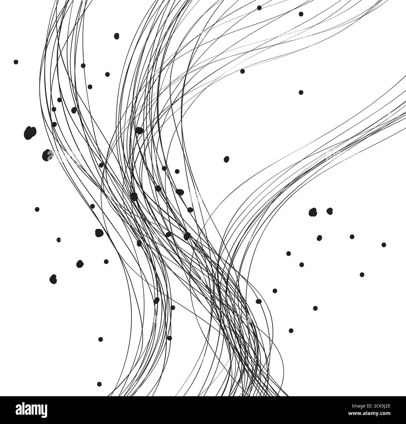 Abstract line Art made in 2d software Stock Photo - Alamy