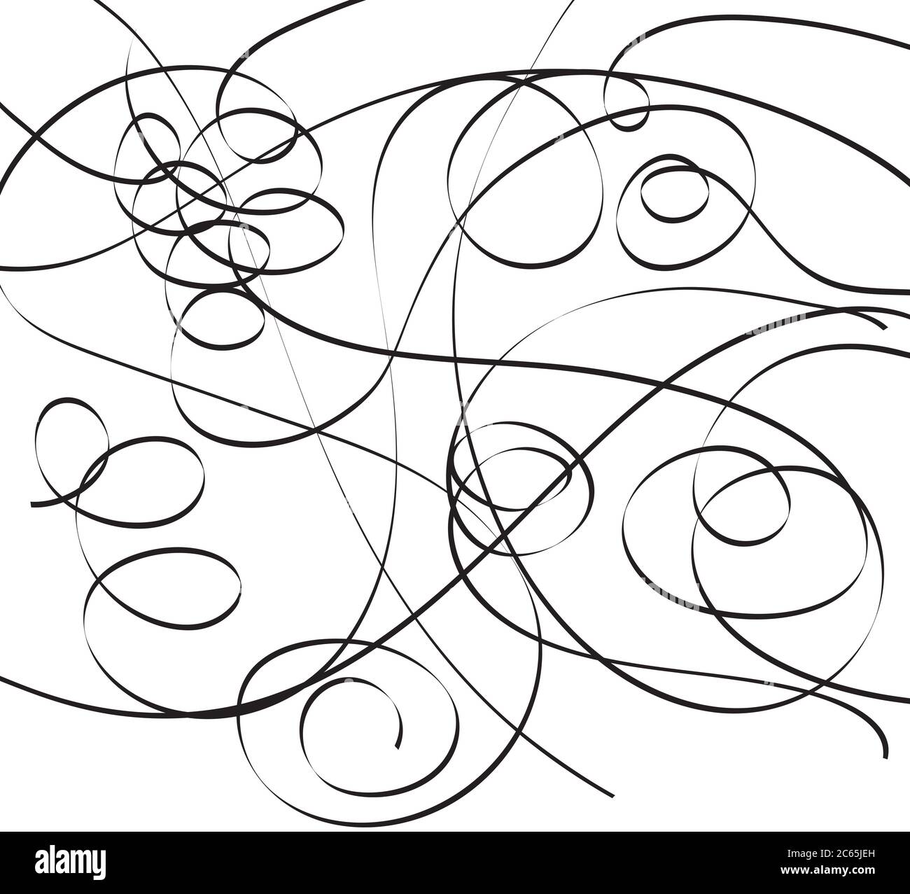 Abstract line Art made in 2d software Stock Photo - Alamy