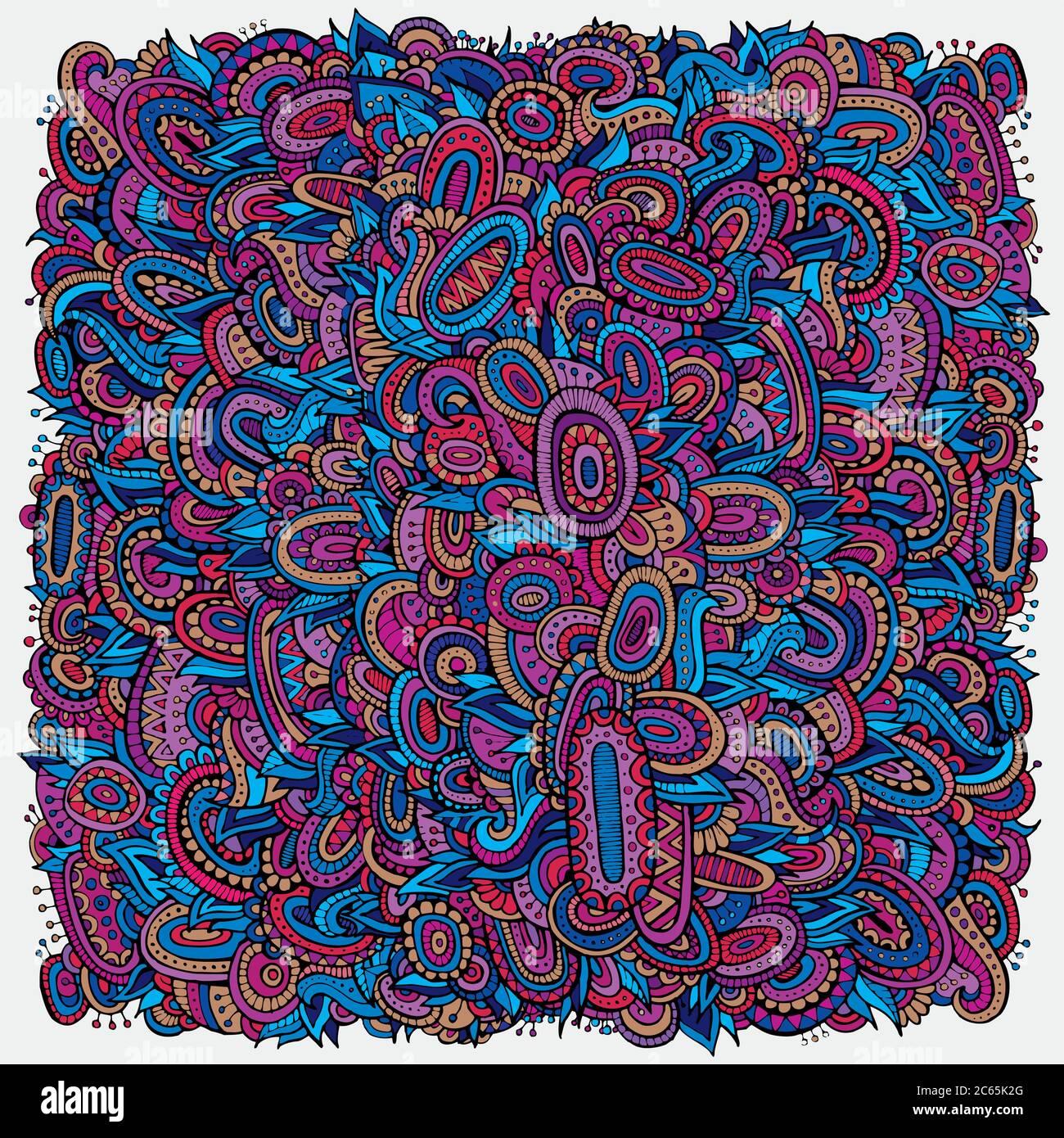 Ethnic decorative violet background Stock Vector Image & Art - Alamy