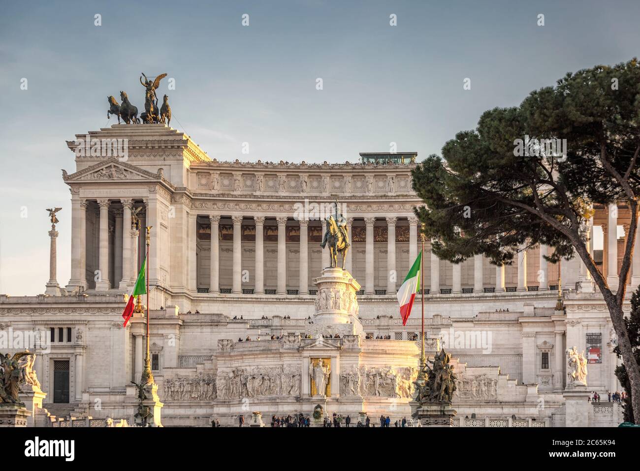 National Monument of Victor Emmanuel II in Rome, Italy Stock Photo - Alamy