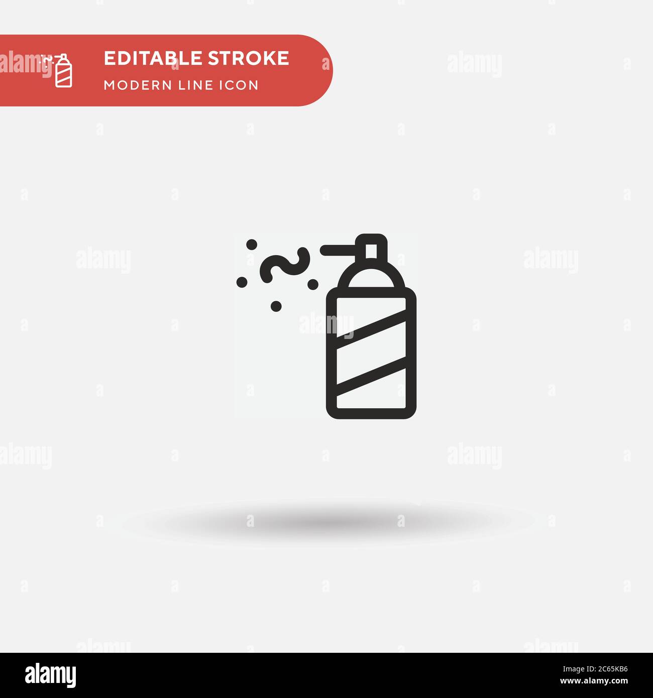 Spray Simple vector icon. Illustration symbol design template for web ...