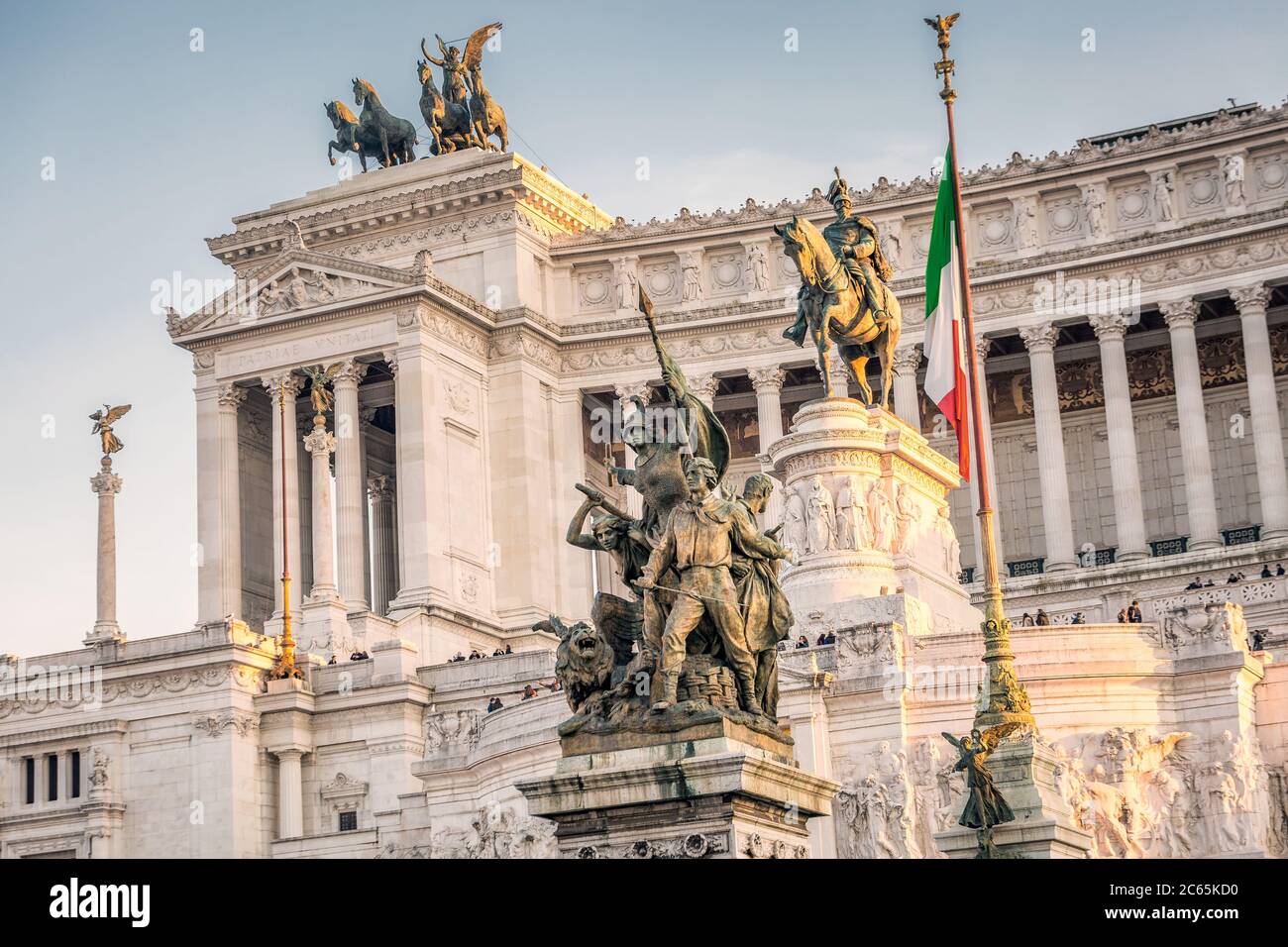 National Monument of Victor Emmanuel II in Rome, Italy Stock Photo - Alamy