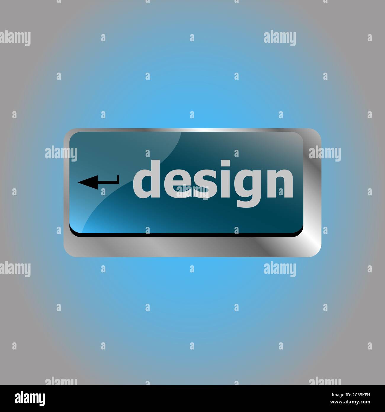design word on computer keyboard keys button Stock Photo - Alamy