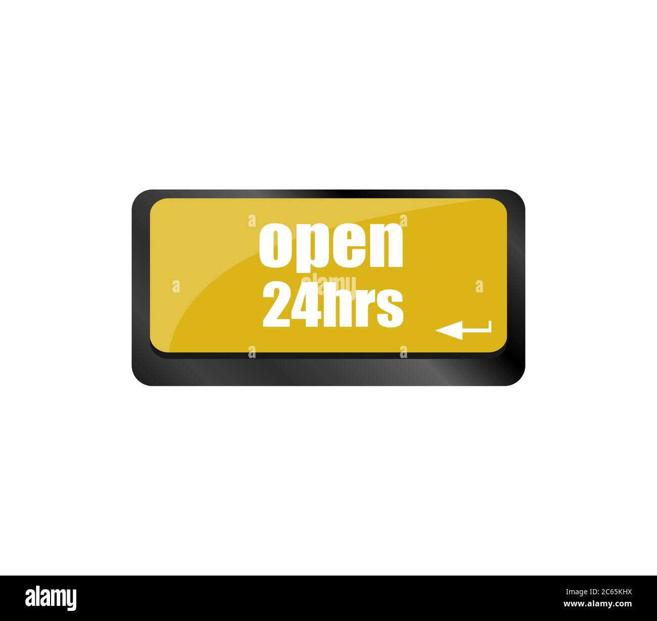 24 hours icon hi-res stock photography and images - Alamy