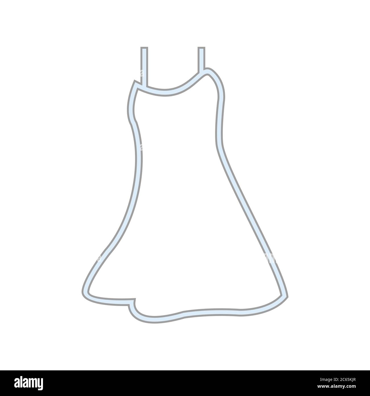 Unique Night Dress Vector Line Icon Stock Vector Image & Art - Alamy