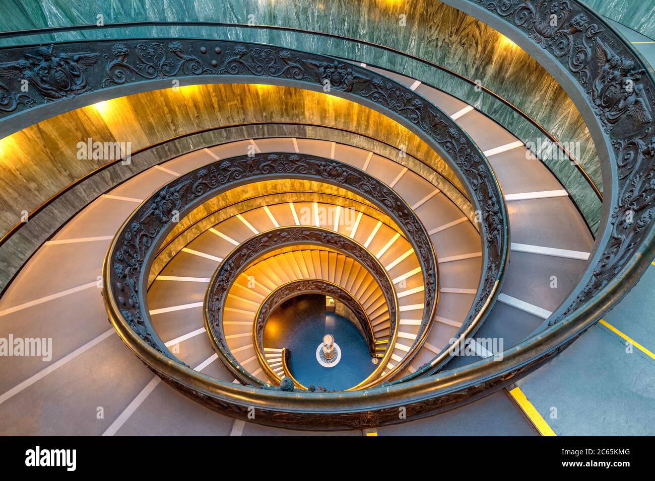 Famous spiral staircase in Vatican Rome, Italy Stock Photo - Alamy