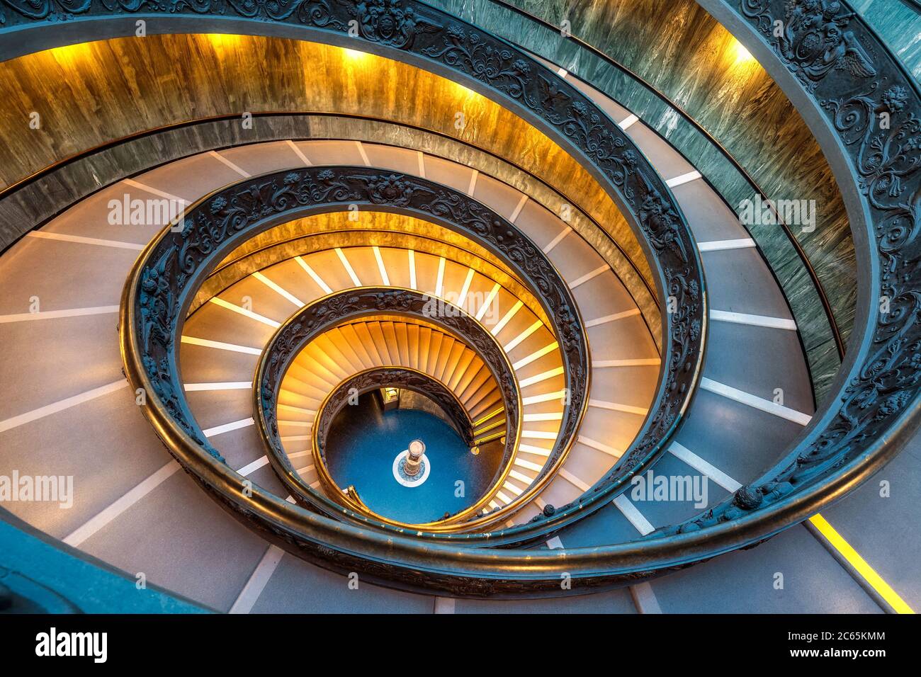 Famous spiral staircase in Vatican Rome, Italy Stock Photo - Alamy