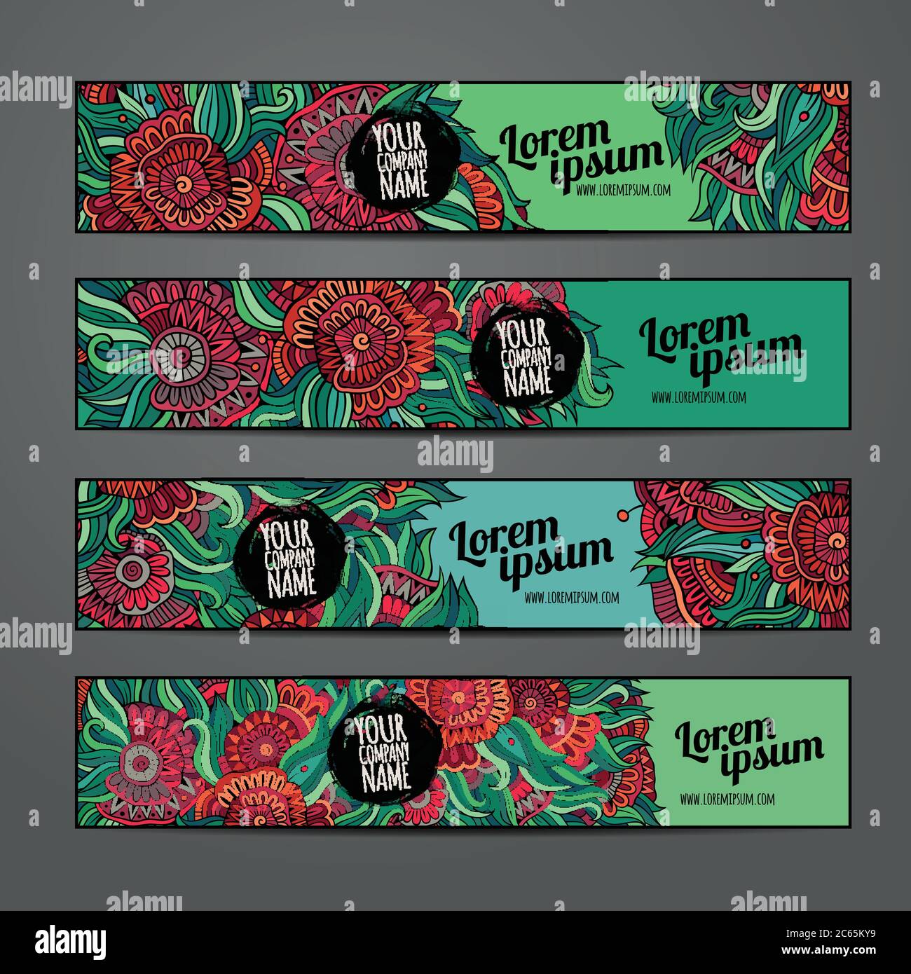 Vector banners template set Stock Vector Image & Art - Alamy