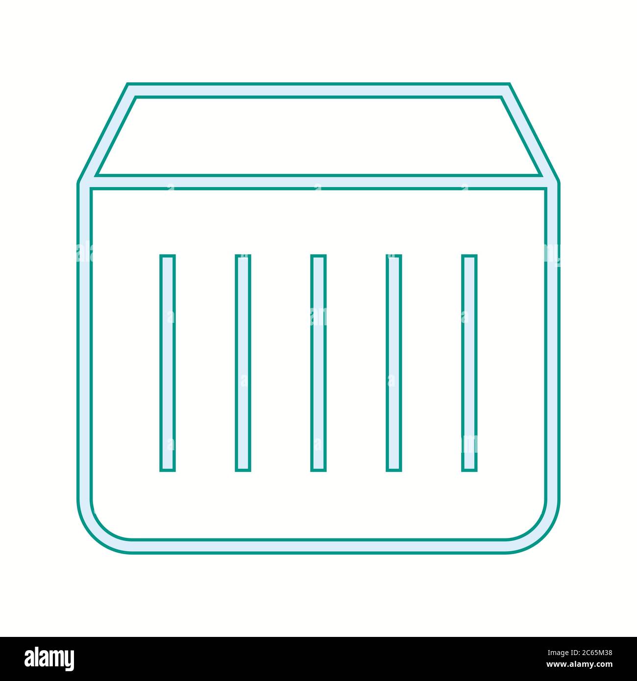 Unique Colors Box Vector Line Icon Stock Vector Image & Art - Alamy