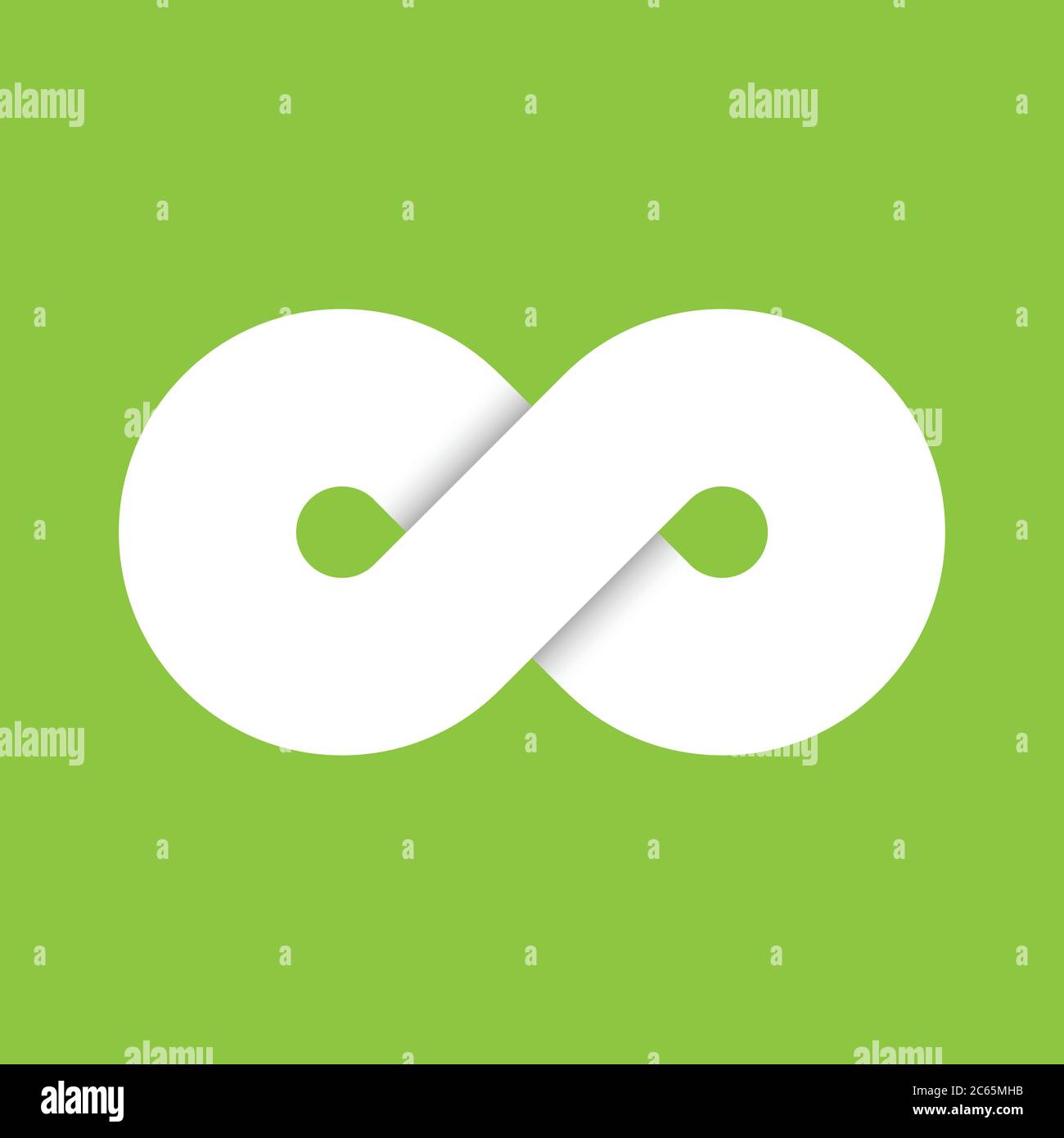 Infinity symbol icon. Representing the concept of infinite, limitless ...