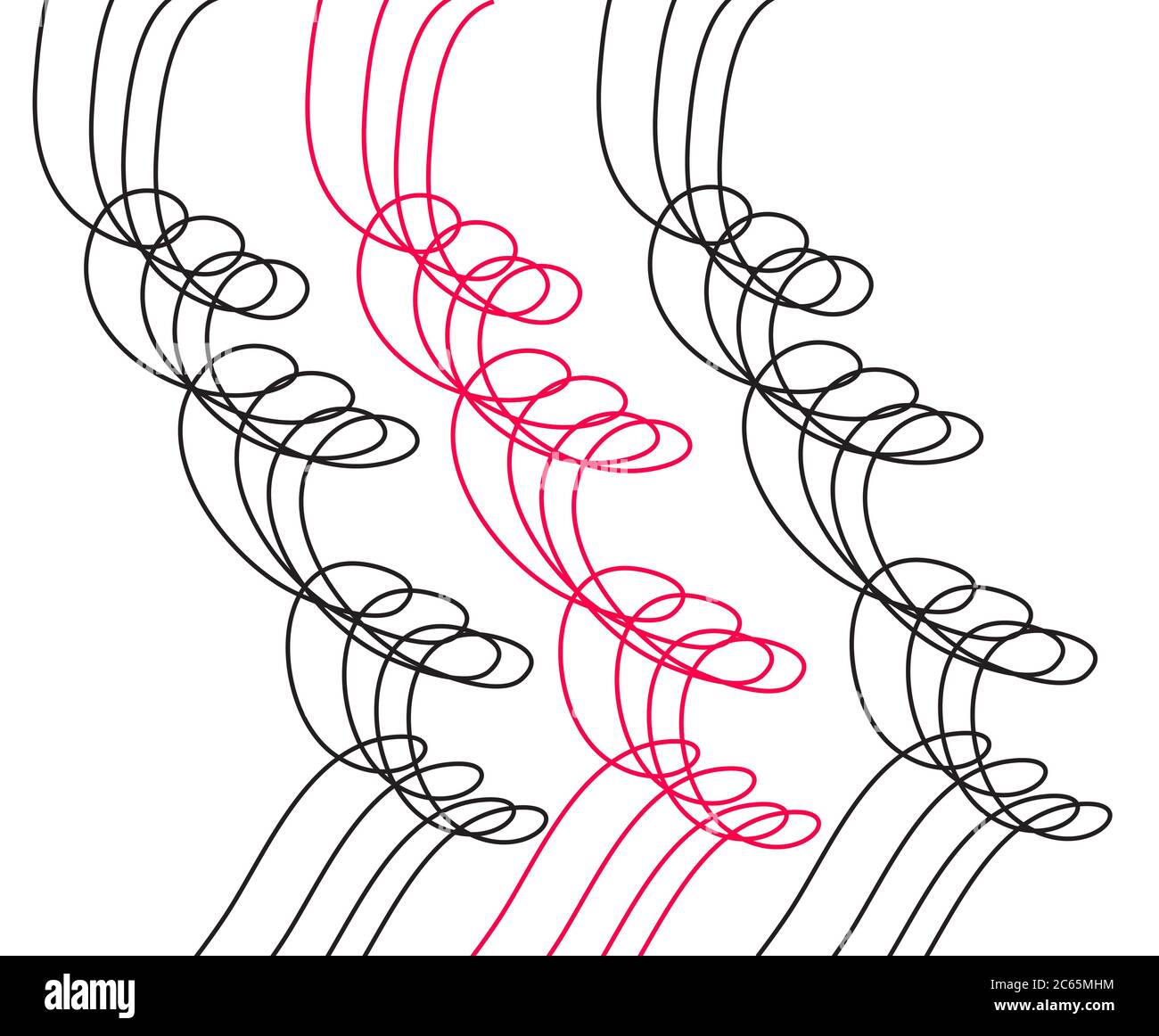 Abstract line Art made in 2d software Stock Photo - Alamy
