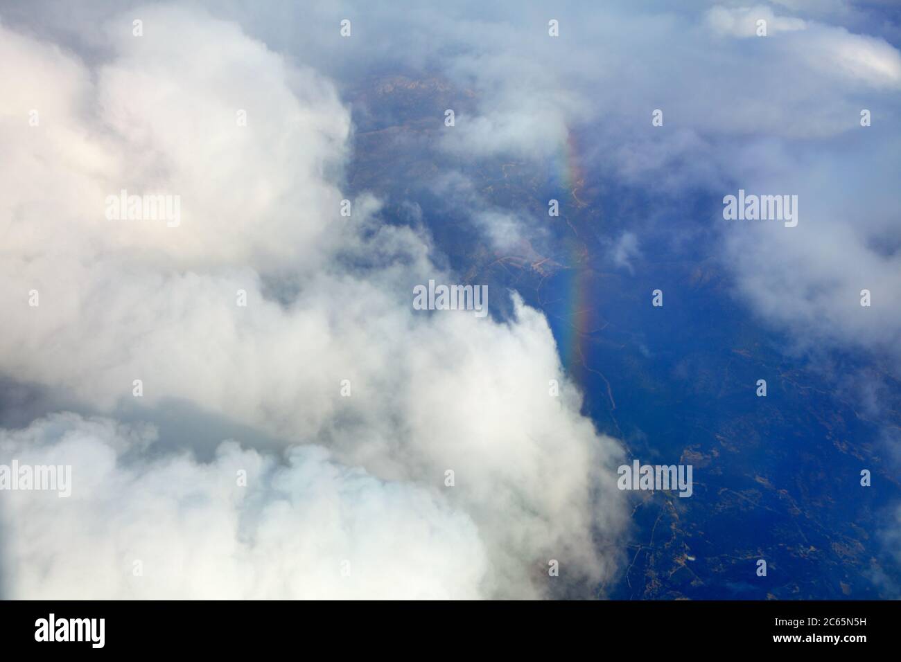 Airplane flying through storm clouds hi-res stock photography and ...