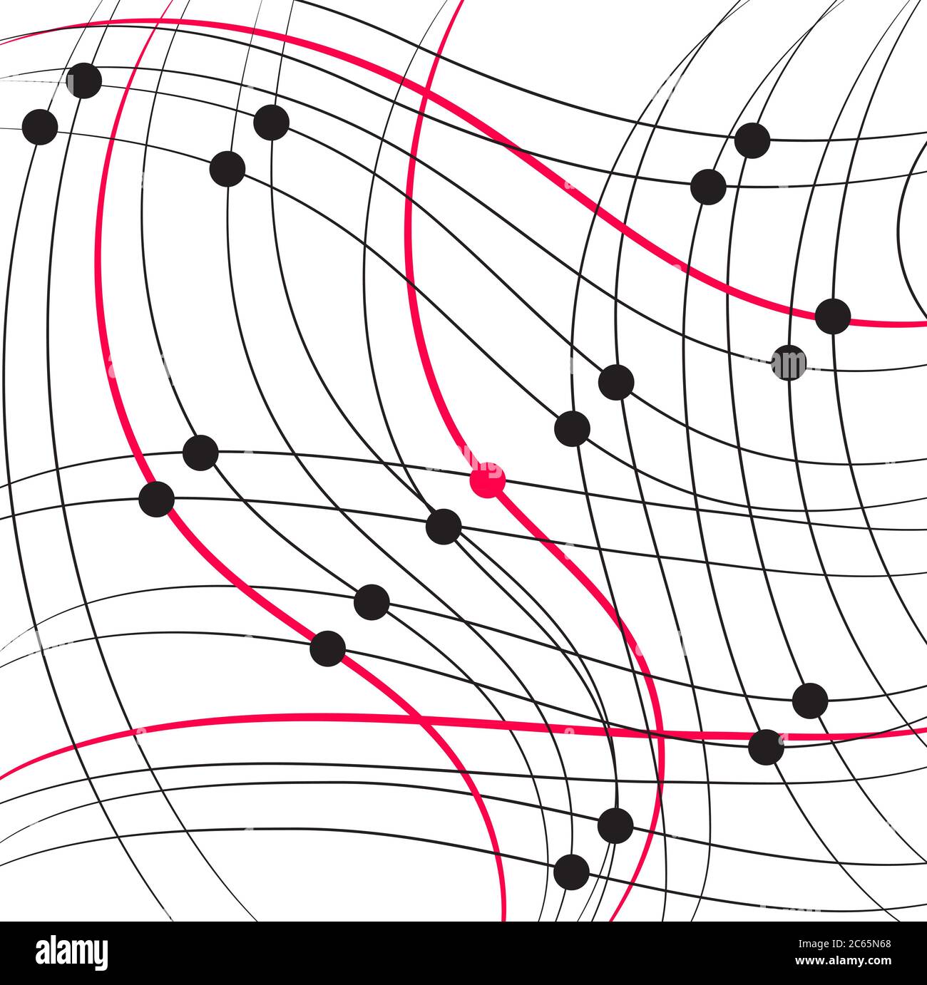 Abstract line Art made in 2d software Stock Photo - Alamy