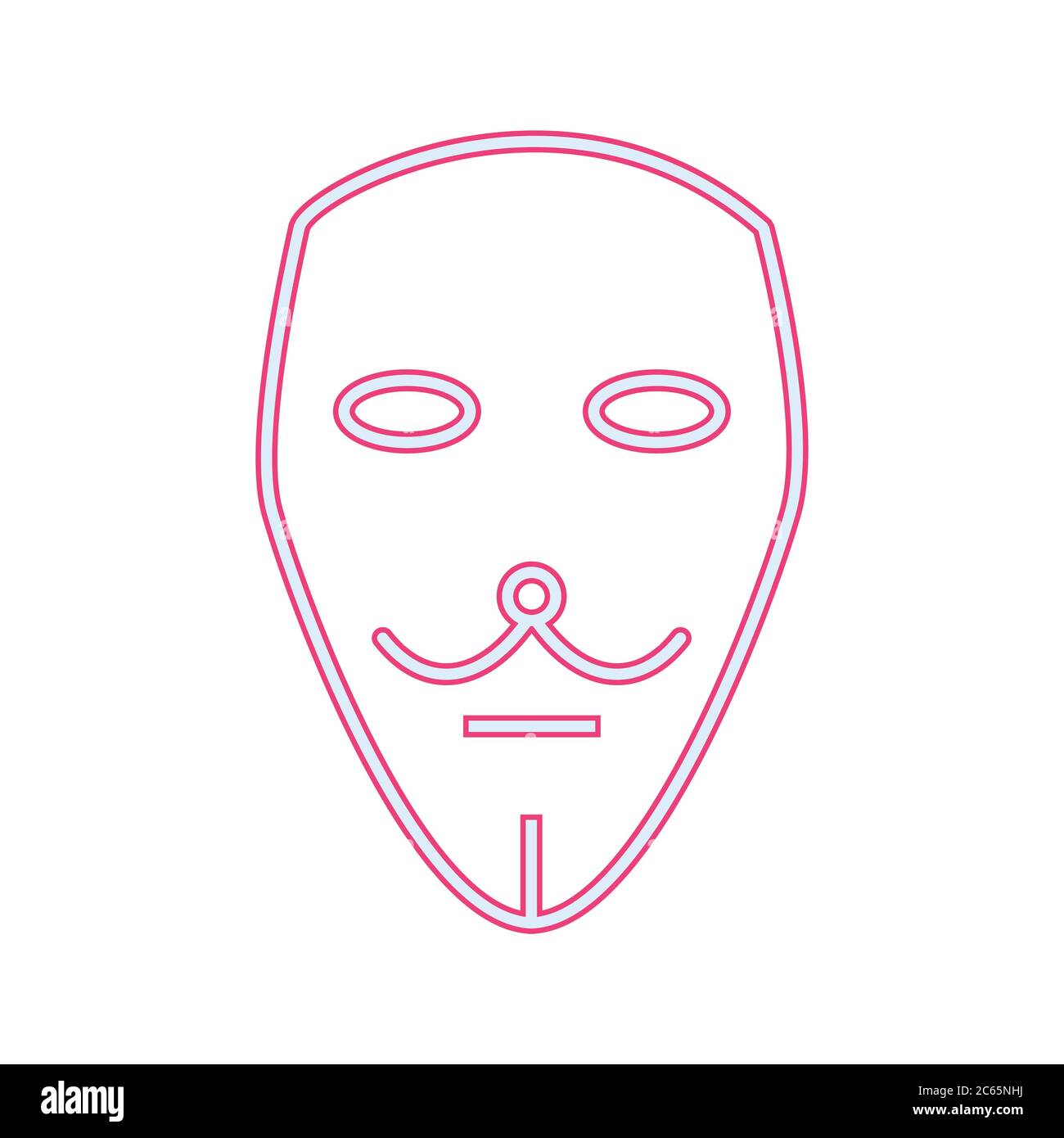 Modern masks Cut Out Stock Images & Pictures - Alamy
