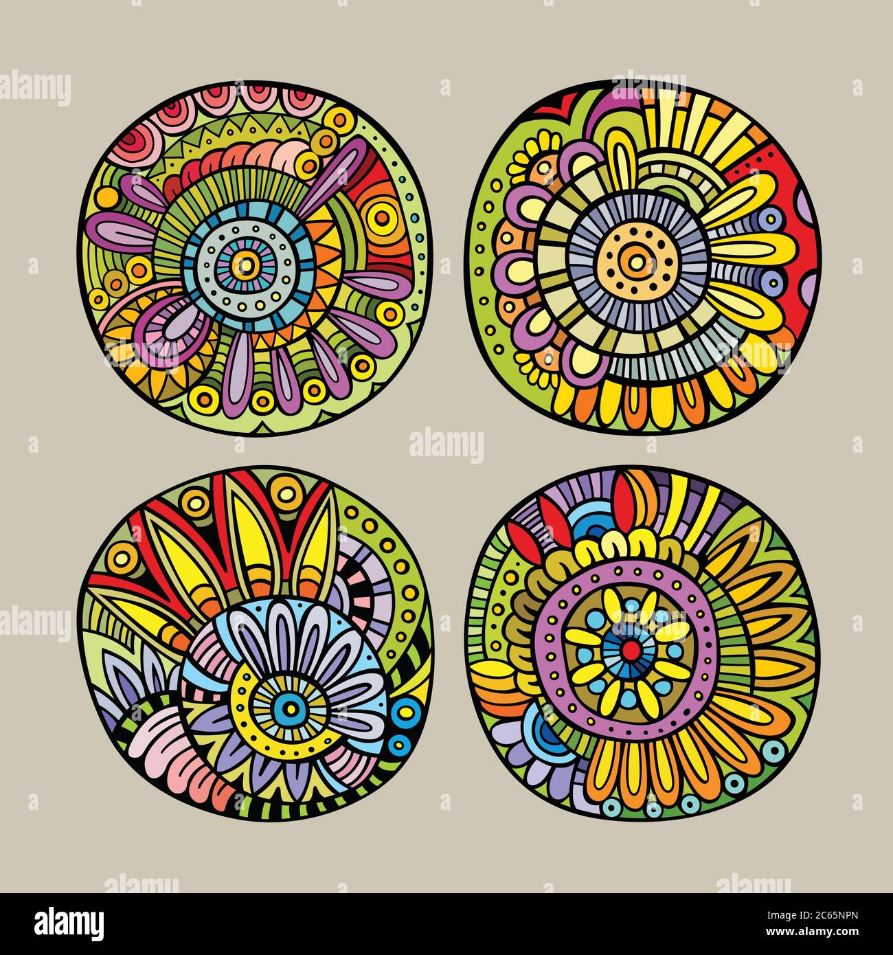 Decorative fashion elements Stock Vector Images - Alamy