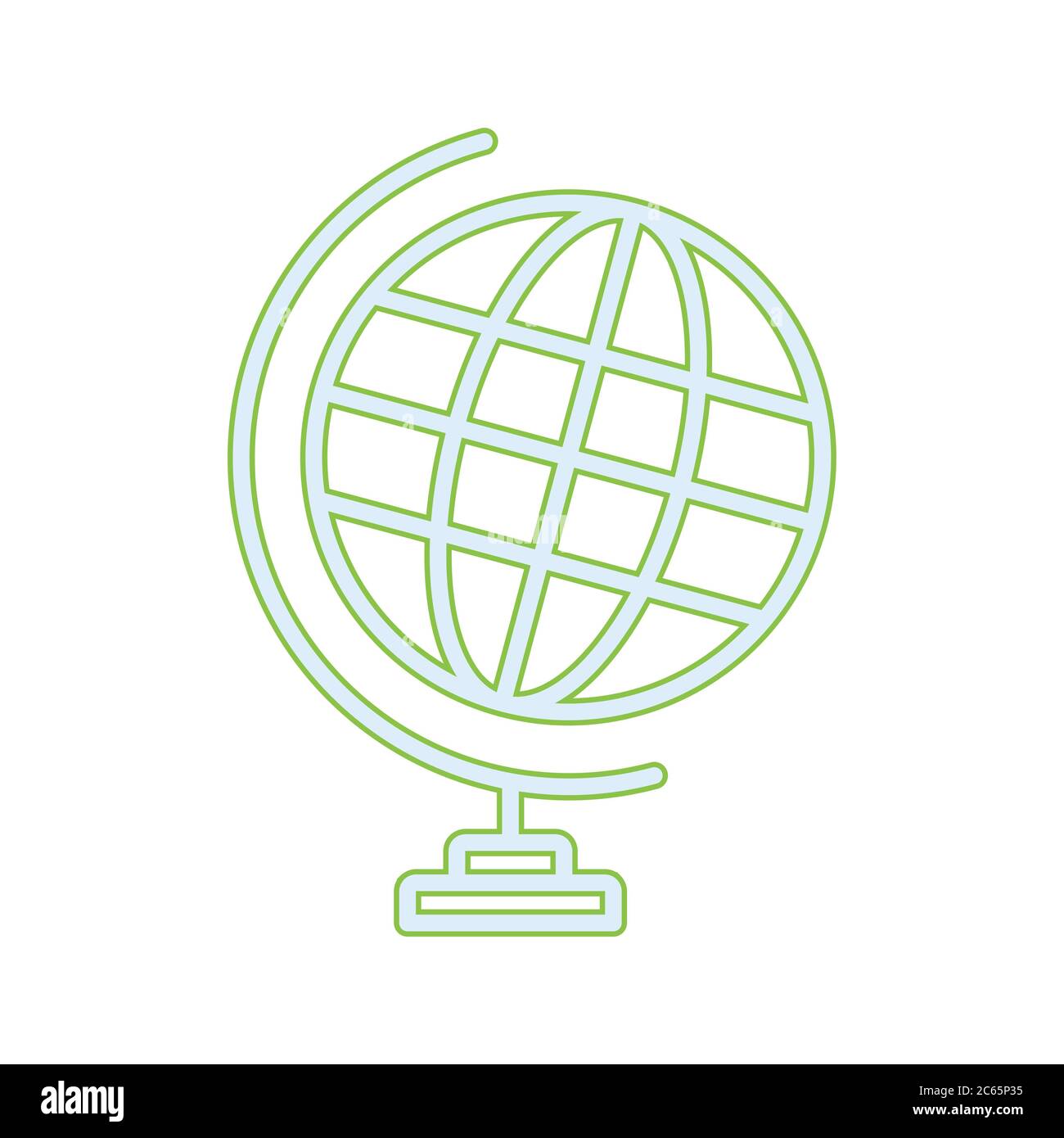 Unique Globe Vector Line Icon Stock Vector Image & Art - Alamy