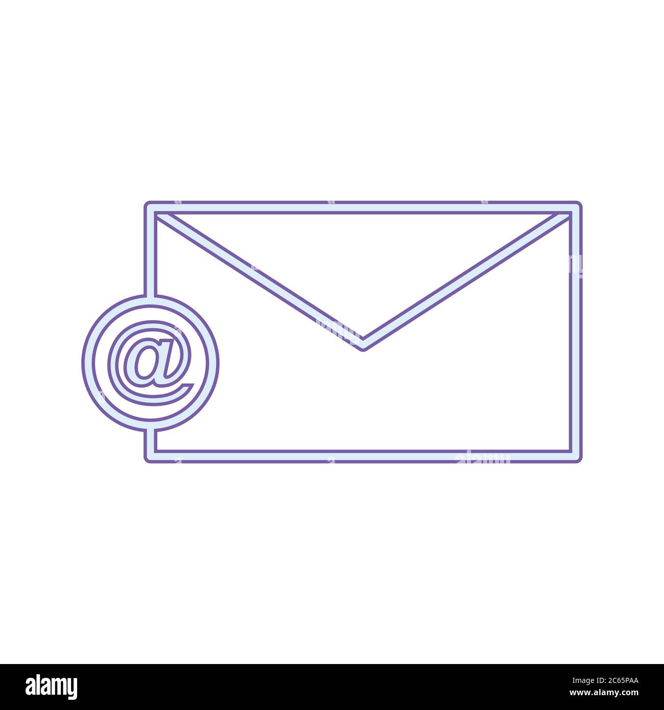 Unique Email Vector Line Icon Stock Vector Image & Art - Alamy