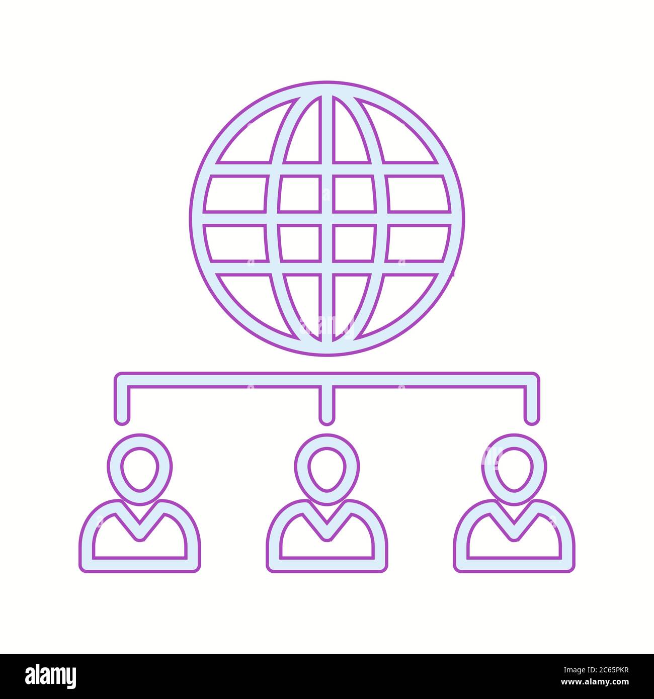 Unique Web Client Server Vector Line Icon Stock Vector Image & Art - Alamy