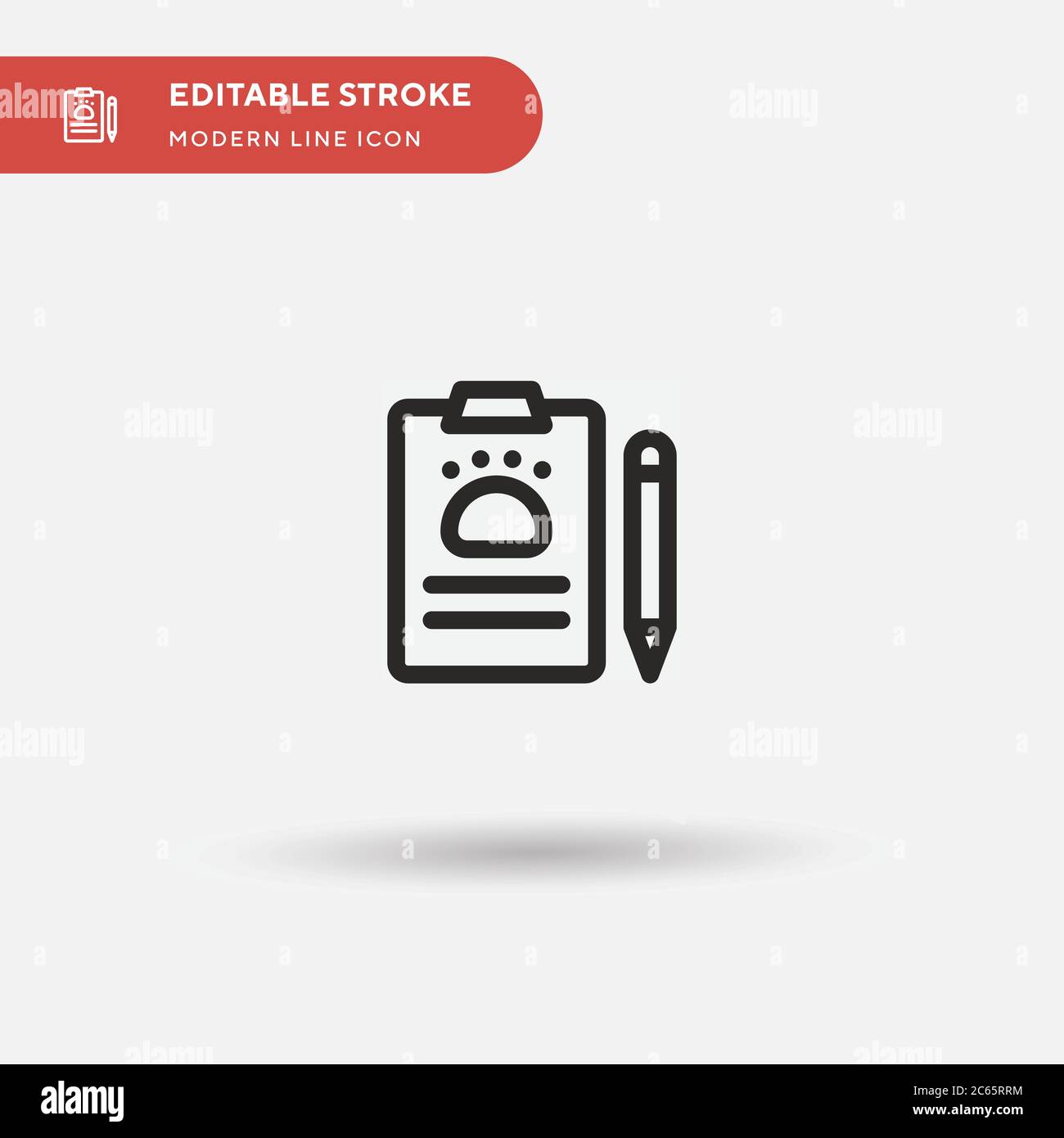 Health Report Simple vector icon. Illustration symbol design template ...