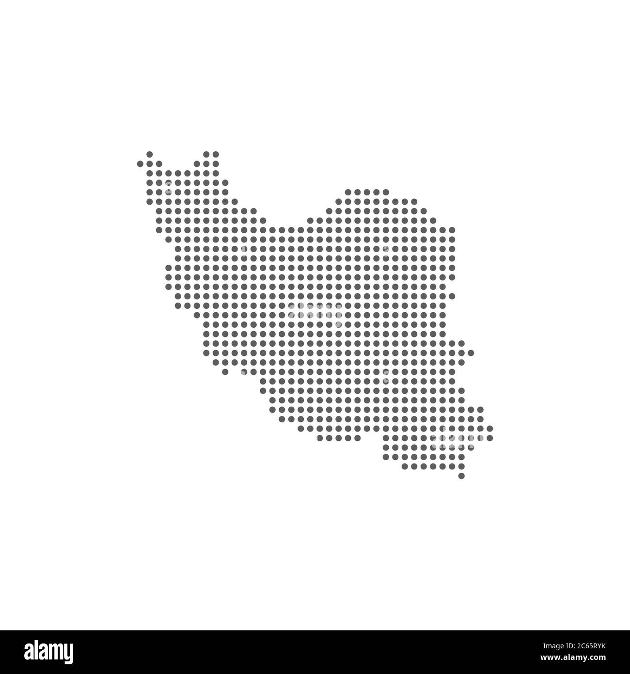 Iran dotted polka dot map. Vector Stock Vector Image & Art - Alamy
