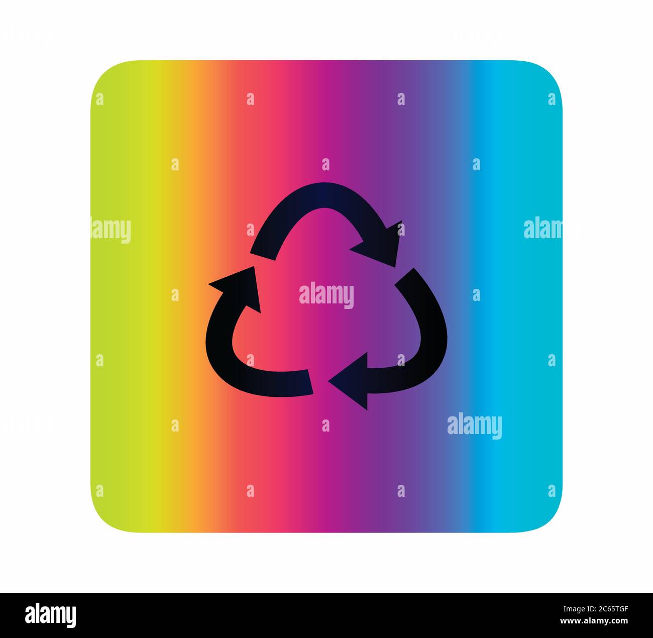 vector recycle symbol Stock Vector Image & Art - Alamy