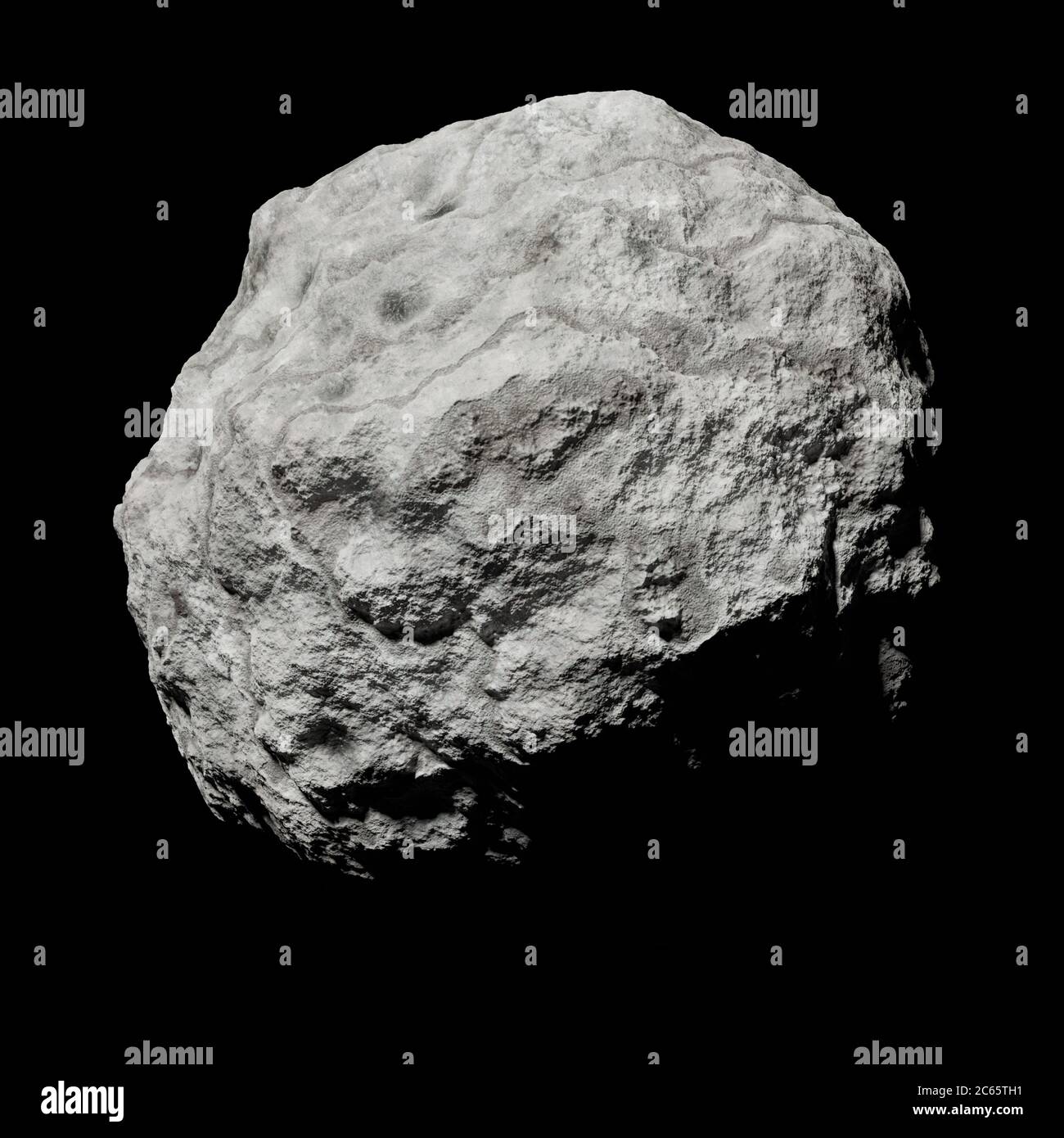 Asteroid Black Background