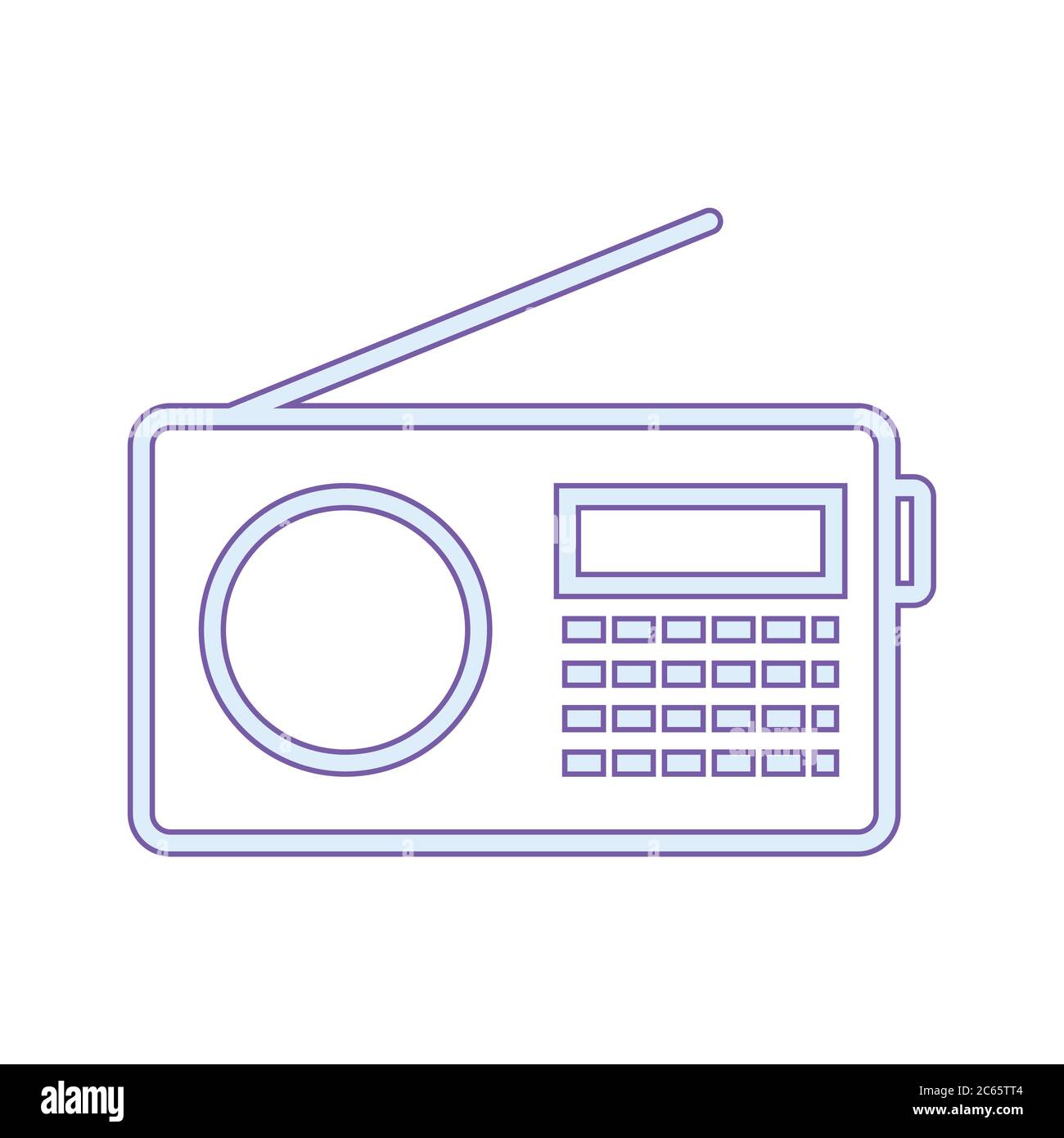 Unique Radio Set Vector Line Icon Stock Vector Image & Art - Alamy