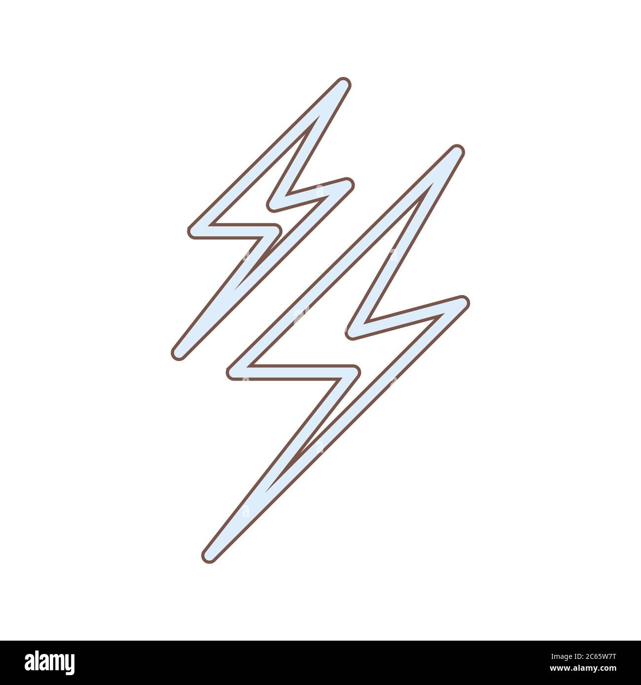 Lightning strike fire Cut Out Stock Images & Pictures - Alamy