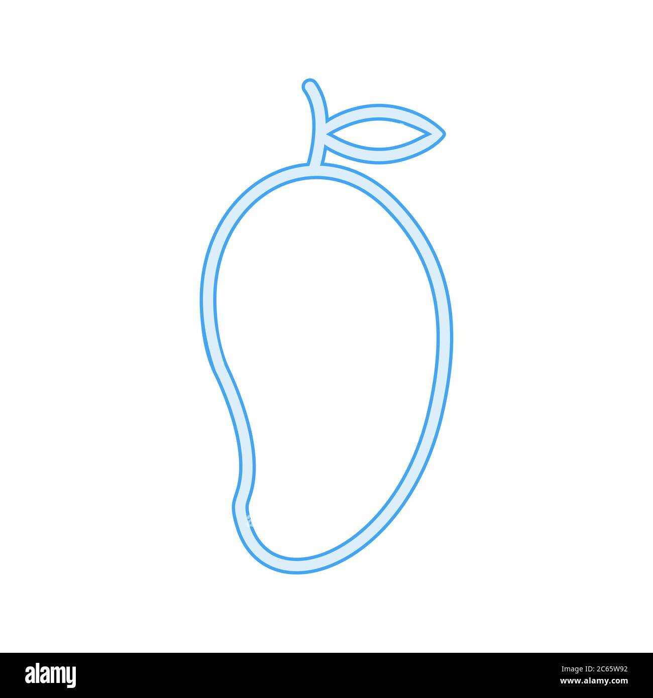 Unique Mango Vector Line Icon Stock Vector Image & Art - Alamy